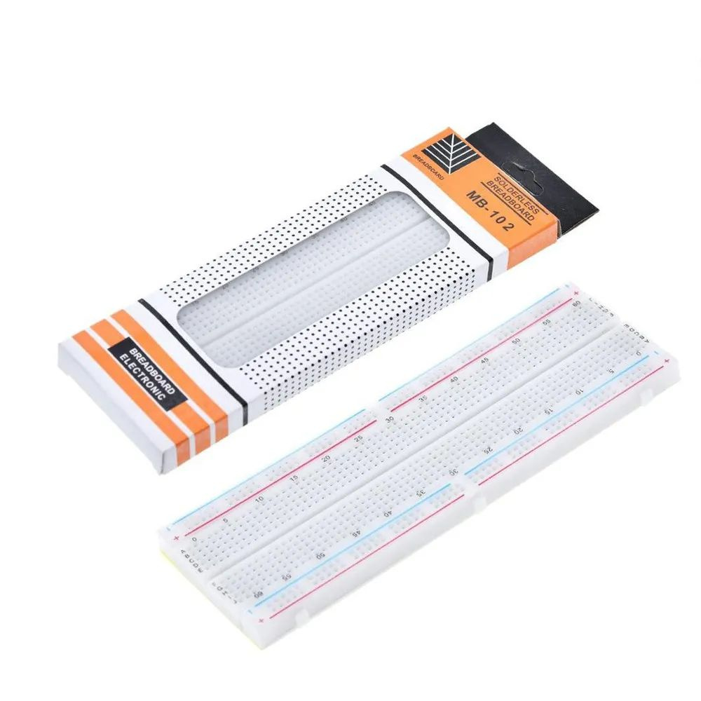 Макетная плата 830 точек печатная Mb 102 для Arduino Stm32 Nodemcu RaspberryРадиоконструкторы