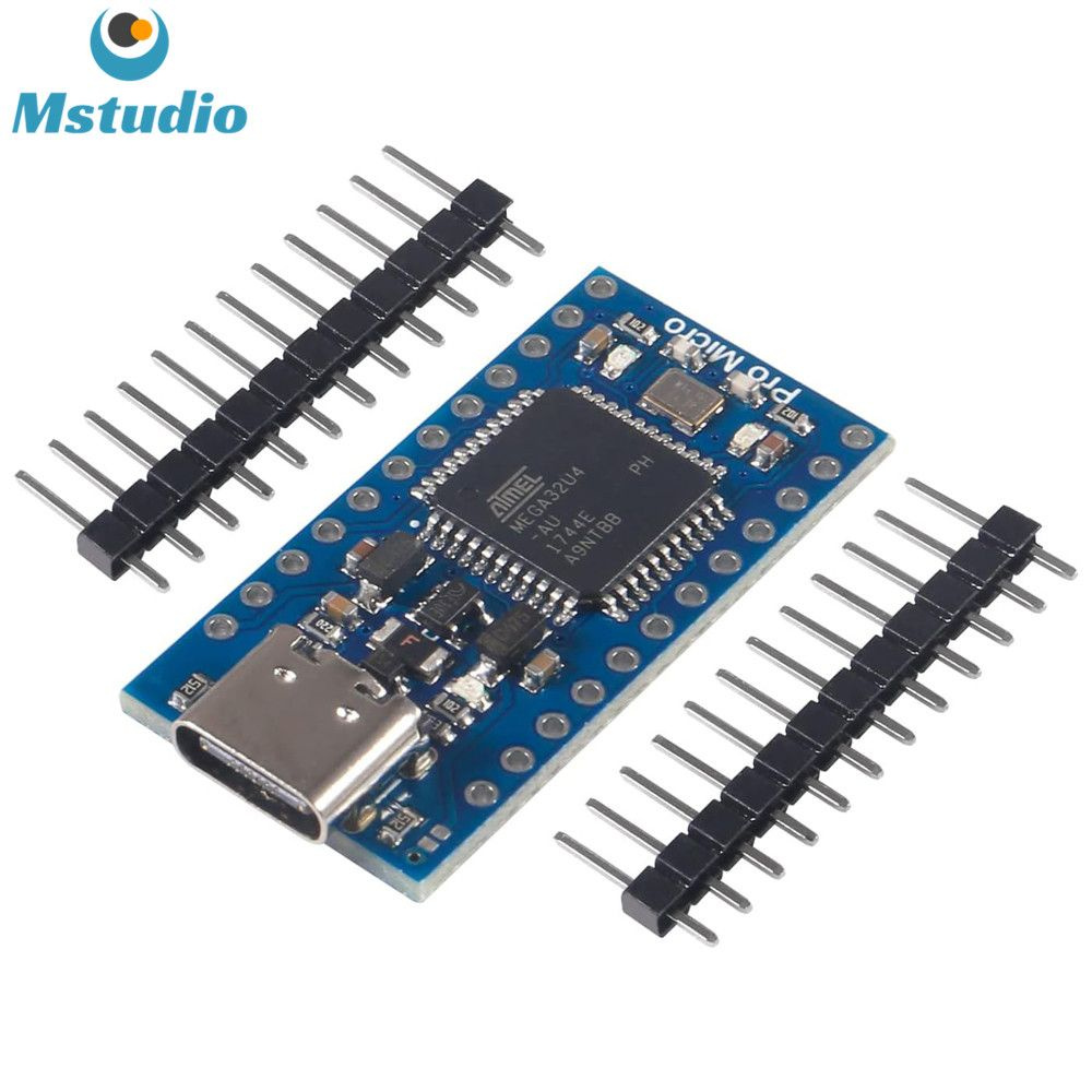 Микроконтроллер Плата Pro Micro на базе ATmega32U4-AU, TYPE-C AU для ...