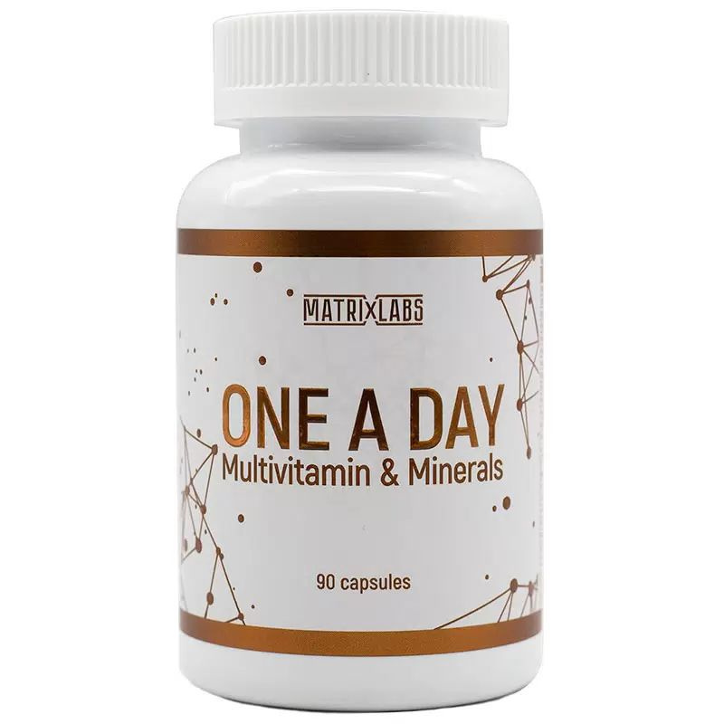 Витаминно-минеральный комплекс ONE A DAY, Matrix Labs, 90 капсул ...
