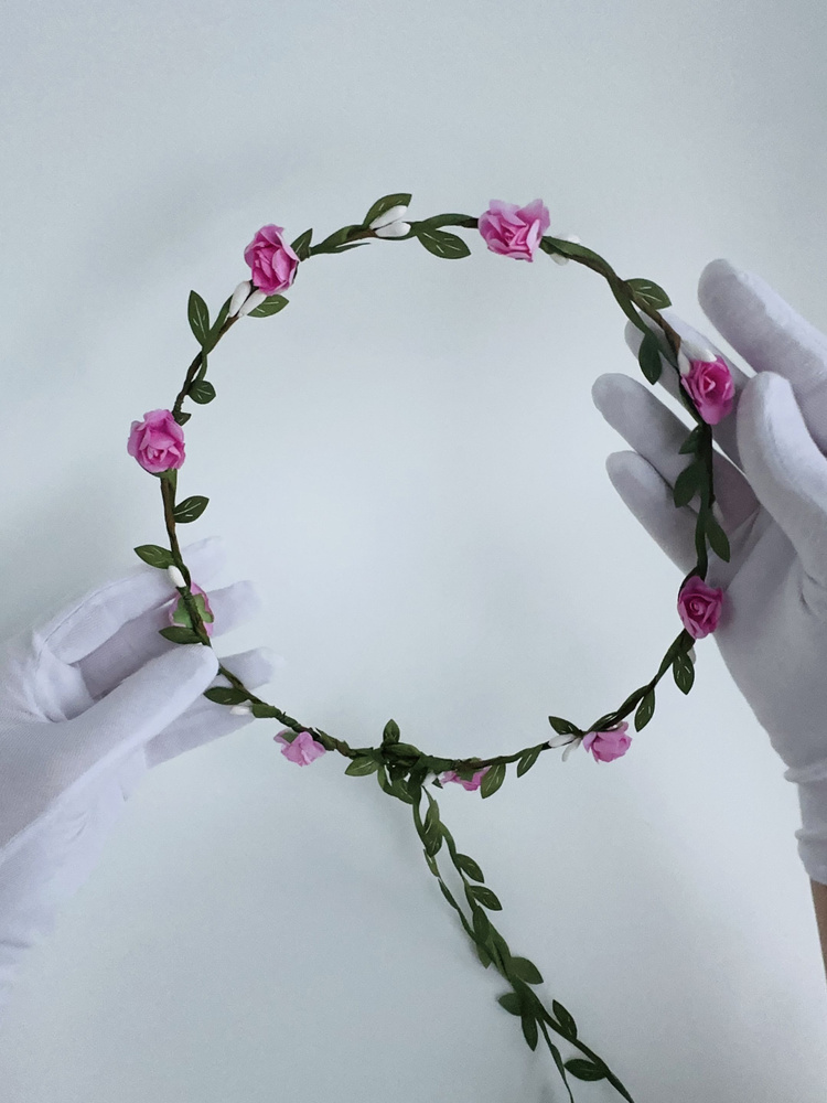венок на голову из цветов - купить с доставкой по выгодным ценам в ...