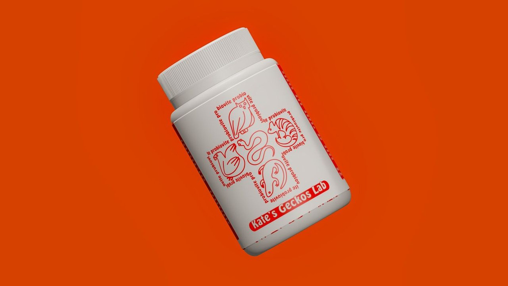 Комплекс Kate's Geckos Lab Probiovite пробиотиков для рептилий и птиц ...