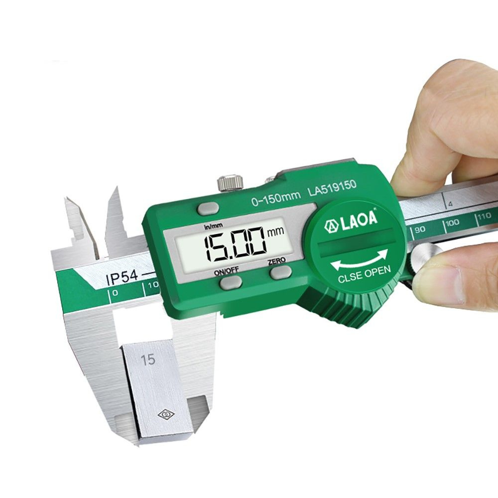 Штангенциркуль (металлический) электронный с LCD-дисплеем, с глубиномером 150 мм, LAOA купить на ...