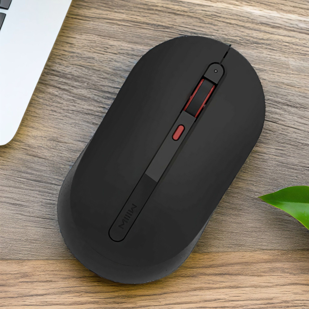 Мышь беспроводная MIIIW Wireless Mouse Silent Black (MWWM01), черный ...