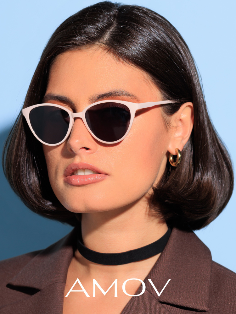 AMOV Очки солнцезащитные женские 2025 купить на OZON по низкой цене ...