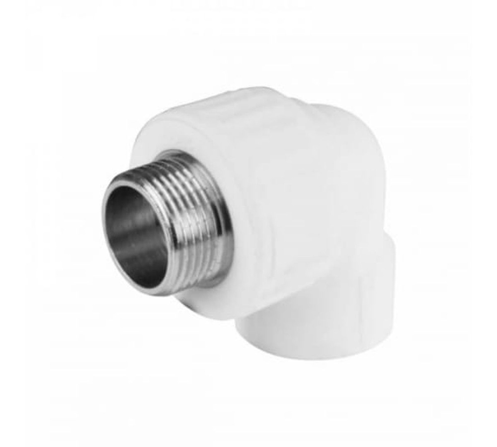 Уголок комбинированный 32 х 1/2' НР полипропиленовый PPR белый 10126232 VALFEX - купить с ...