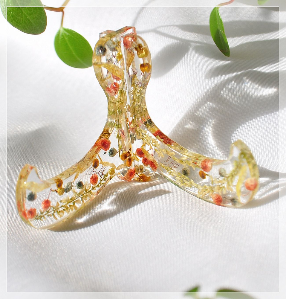 Подставка для телефона из эпоксидной смолы и цветов ручной работы ...