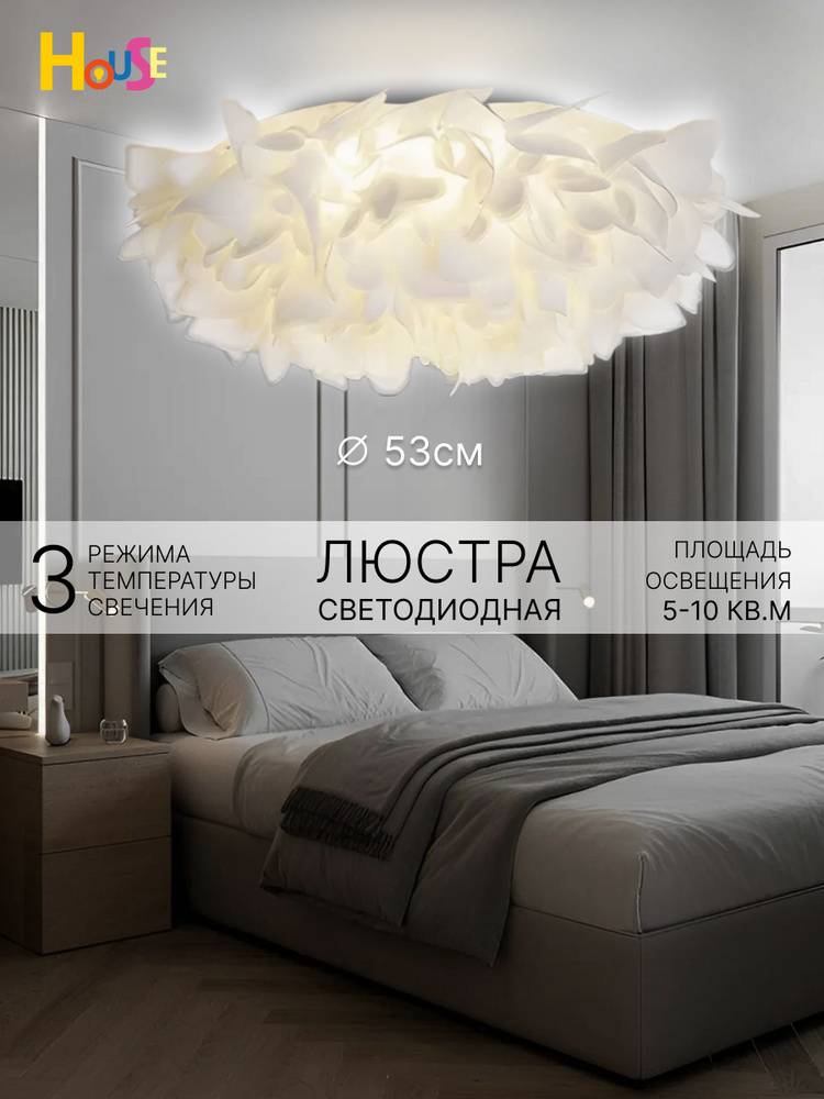 House hallow Потолочный светильник, LED купить на OZON по низкой цене ...
