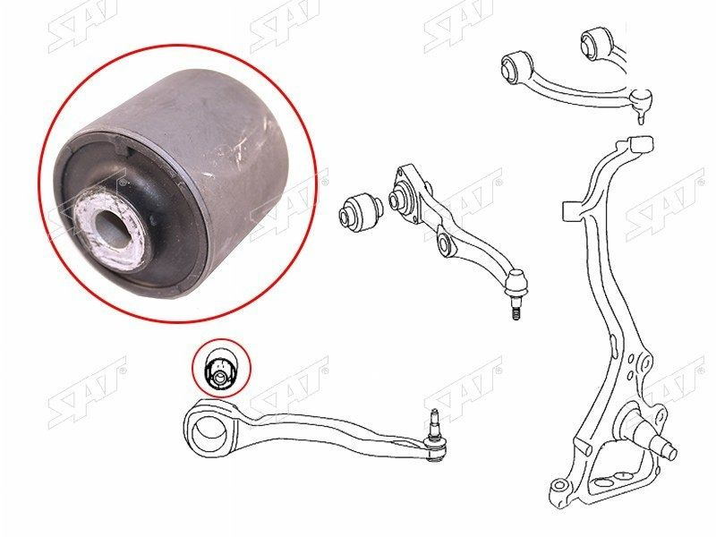 IPSASP_ST-A2213331914 Сайлентблок переднего нижнего продольного рычага ...