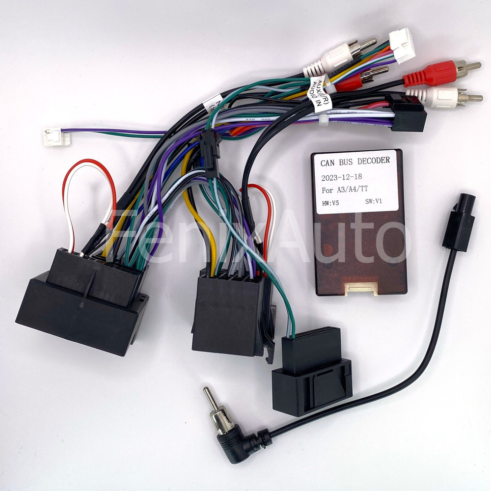 Разъем-переходник 16 pin с Canbus LZ для Android магнитолы в Audi A3 8P ...
