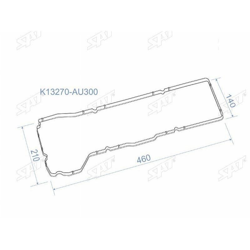 IPSAIP_K13270-AU300 Прокладка клапанной крышки NS QG15DE, QG18DE, 02 ...