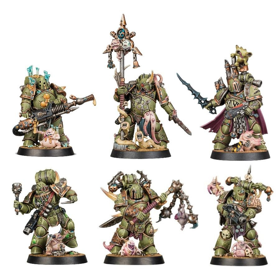 Миниатюры для настольных игр Death Guard FULL SET 7 фигур (Warhammer ...