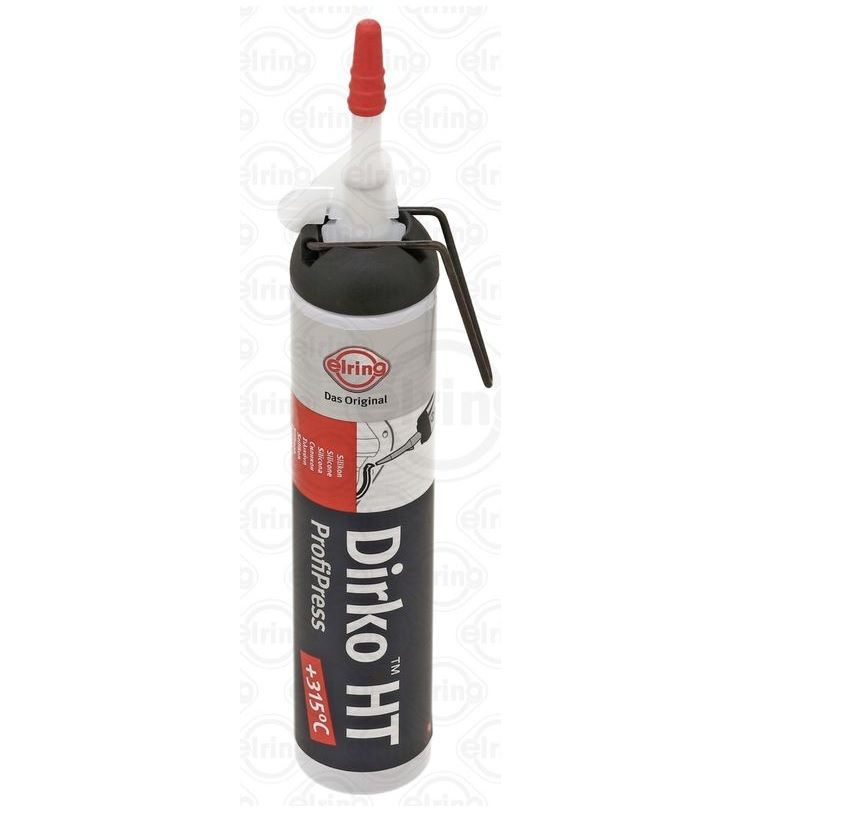Герметик DIRKO-S PROFIPRESS HT черный силикон -60C+300C (200мл ...