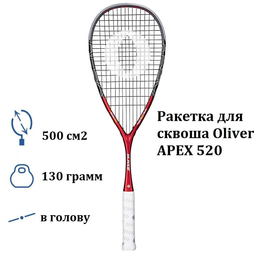 Ракетка для сквоша Oliver APEX 520 Новинка 2023 года купить на OZON по ...
