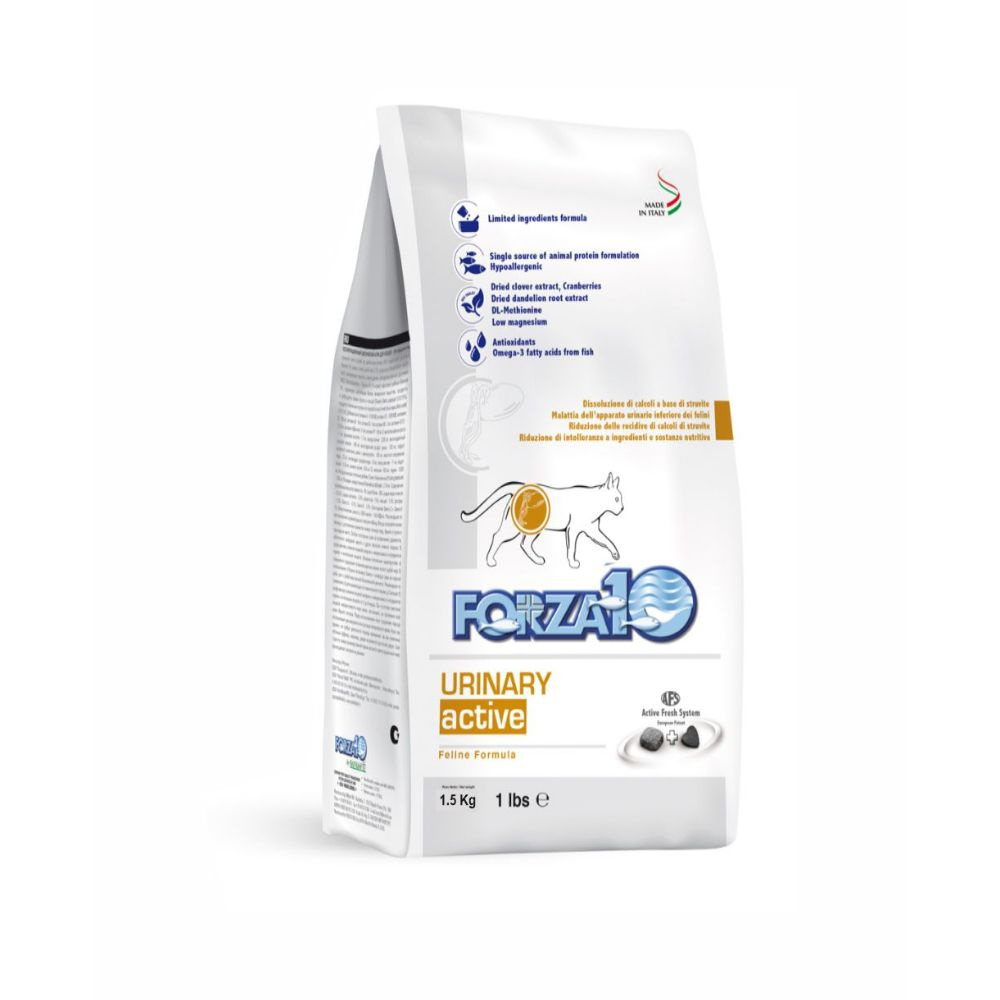 Форца10/Forza10 Urinary корм для кошек с МКБ Рыба 1,5кг - купить с ...