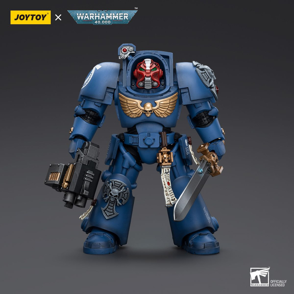 Подвижная фигурка JOYTOY Warhammer 40K 1/18 Action Figures Ultramarines ...