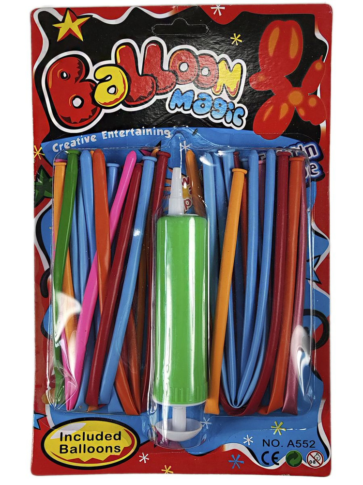 Воздушные шары для моделирования набор с насосом - купить в интернет ...