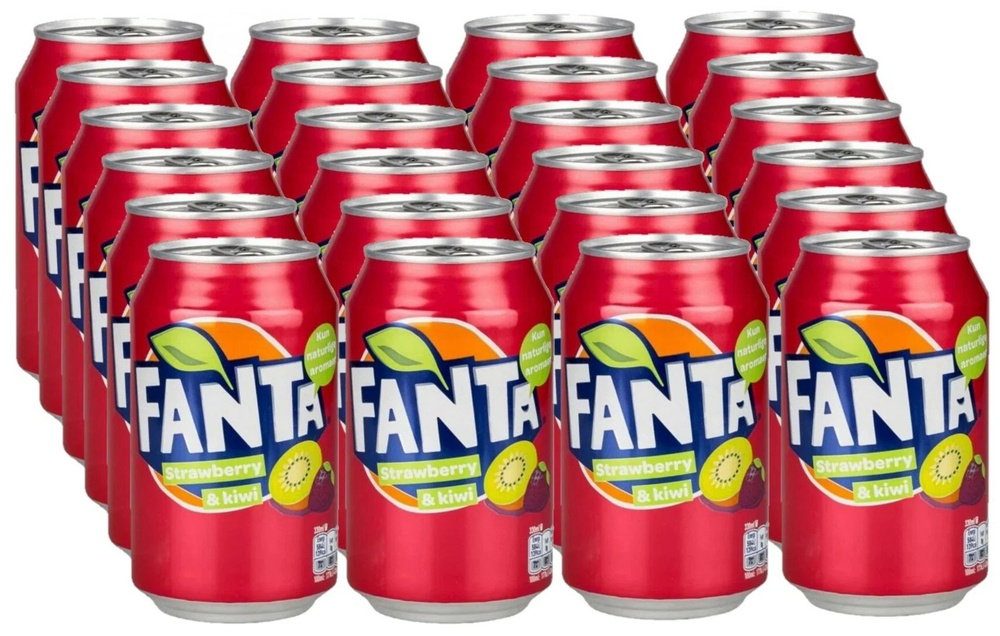 Fanta 0,33л.*24шт. Strawberry Kiwi Германия Фанта - купить с доставкой ...