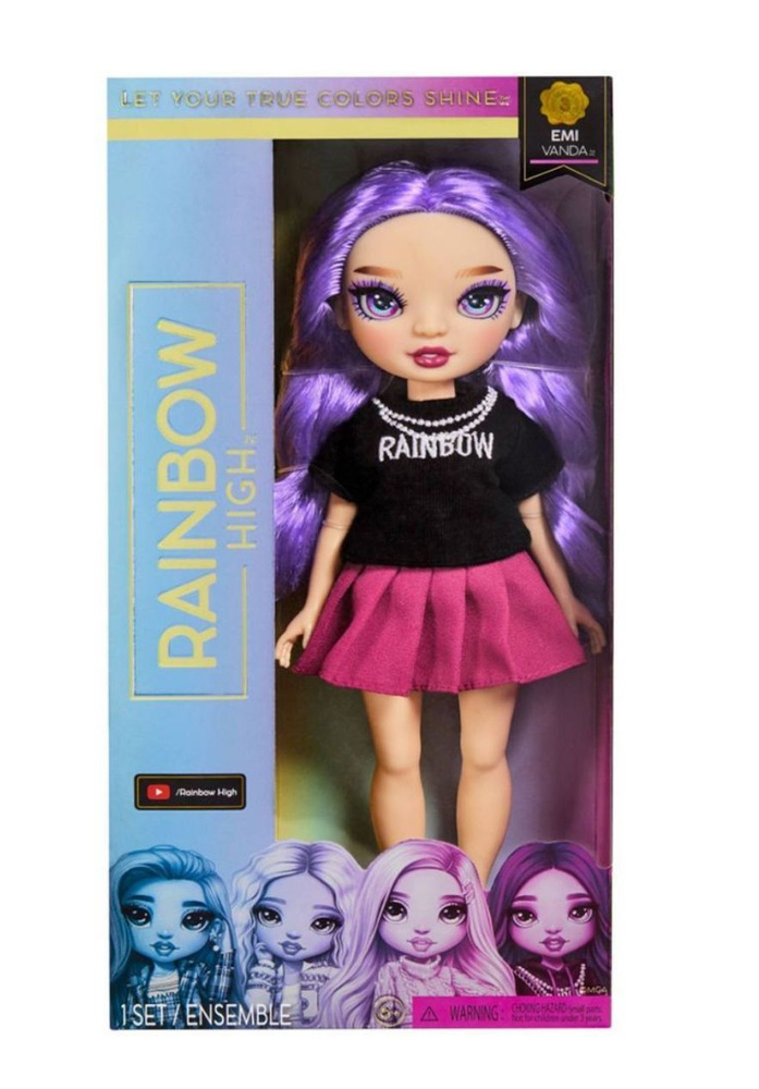 Оригинальная кукла Рейнбоу Хай OPP Fashion Эми Ванада купить на OZON по ...