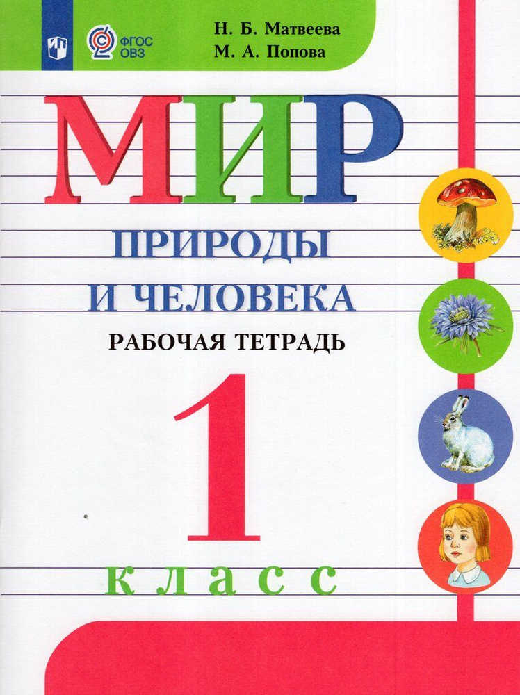 Мир природы и человека. 1 класс. Рабочая тетрадь (для обучающихся с ...