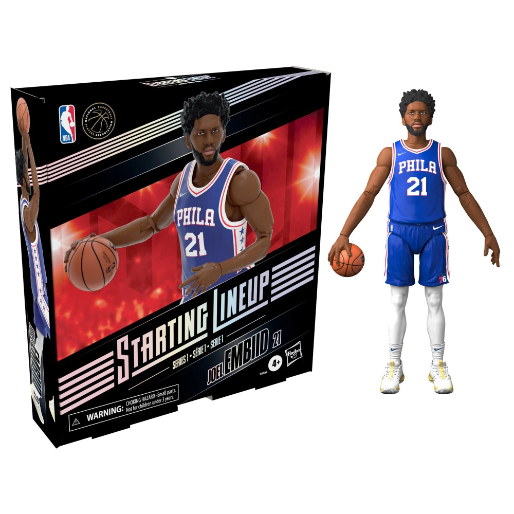 Кукла Hasbro NBA starting lineup Basketball star hand doll with movable ...