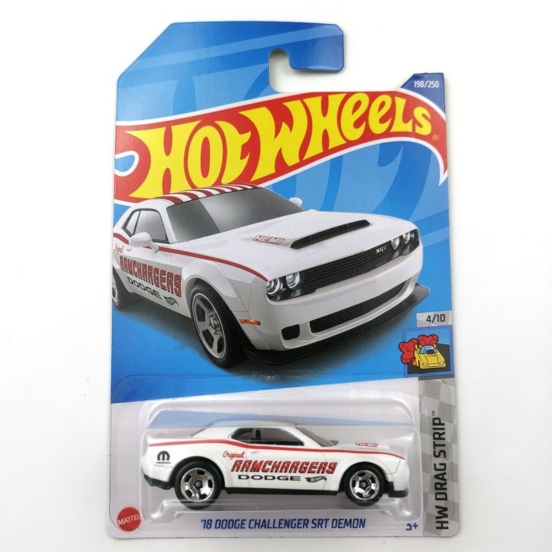 Машинка Mattel Hot Wheels 2022 C4982 18 Dodge Challenger Srt Demon купить на OZON по низкой цене ...