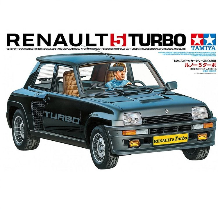 Сборная модель Машинка tamiya-24368 1/24 Renault 5 TURBO car model kit ...
