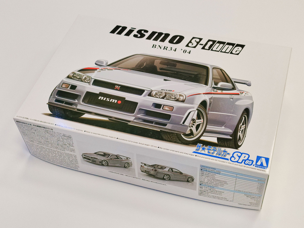 Nissan Skyline GT-R BNR34 Nismo S-Tune '04 Сборная модель Aoshima 06607 1/24 - купить с ...