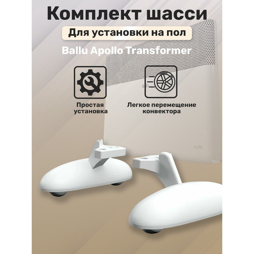 Комплект шасси BFT/AT для напольной установки конвектора Ballu Apollo ...
