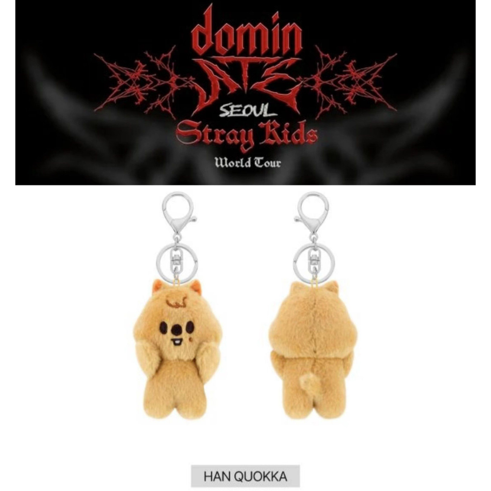 Stray Kids - dominATE SEOUL Официальный MD SKZOO MAGNET PLUSH KEYRING BABY,HAN QUOKKA купить c ...