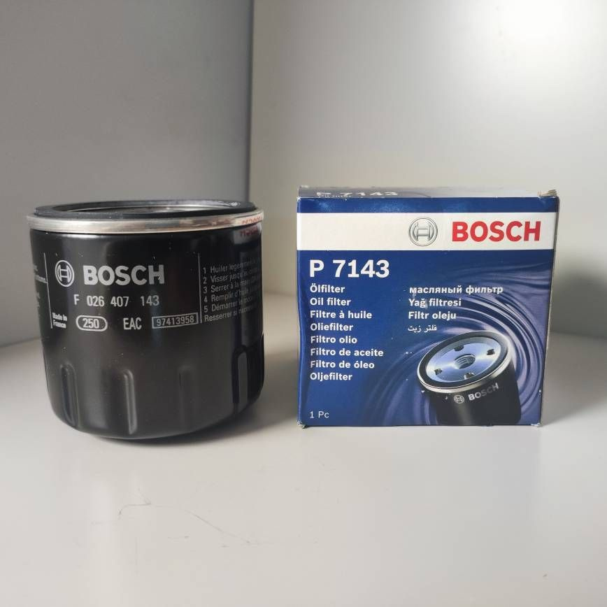 Масляный фильтр BOSCH F026407143 купить на OZON по низкой цене в ...