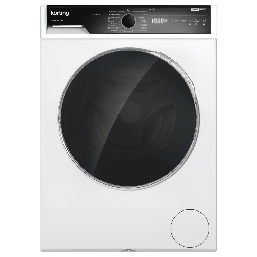 Отдельностоящая стиральная машина с паром Korting KWM 58ILS1297 купить на OZON по низкой цене ...