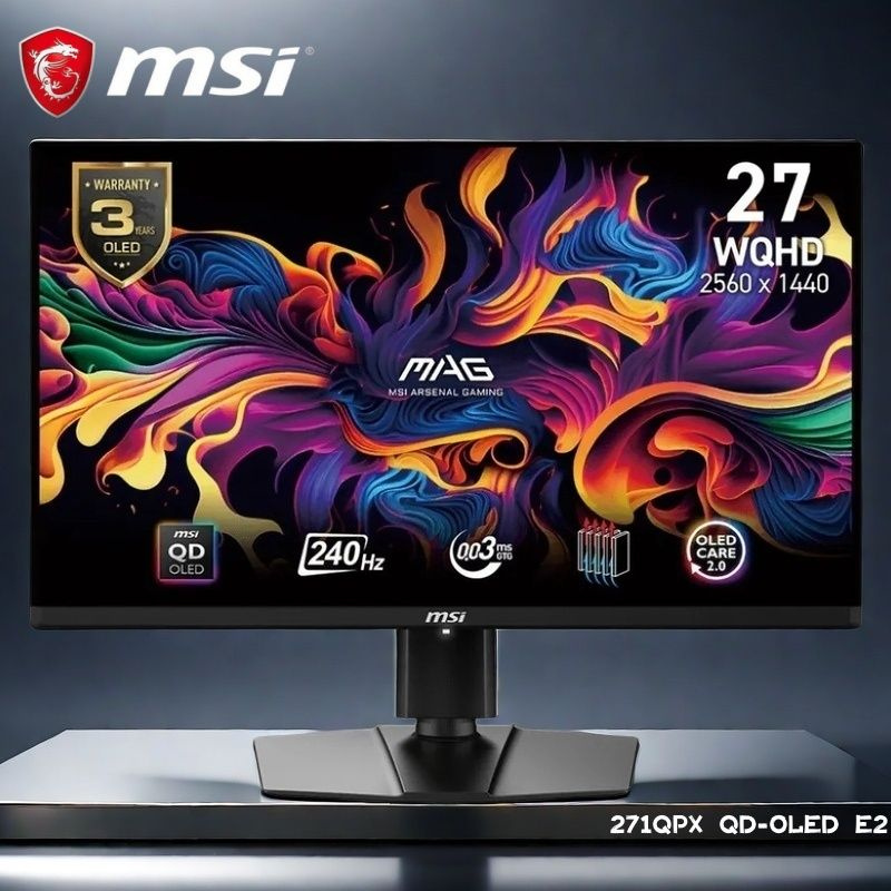 MSI 27" Монитор MSI 271QPX QD-OLED E2, черный купить на OZON по низкой ...