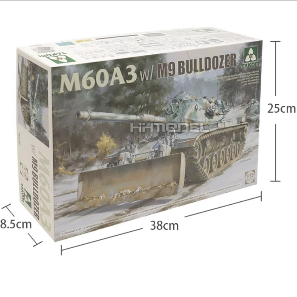 TAKOM 2137 1:35 Модель Основной боевой танк M60A3 с экскаватором M9 ...