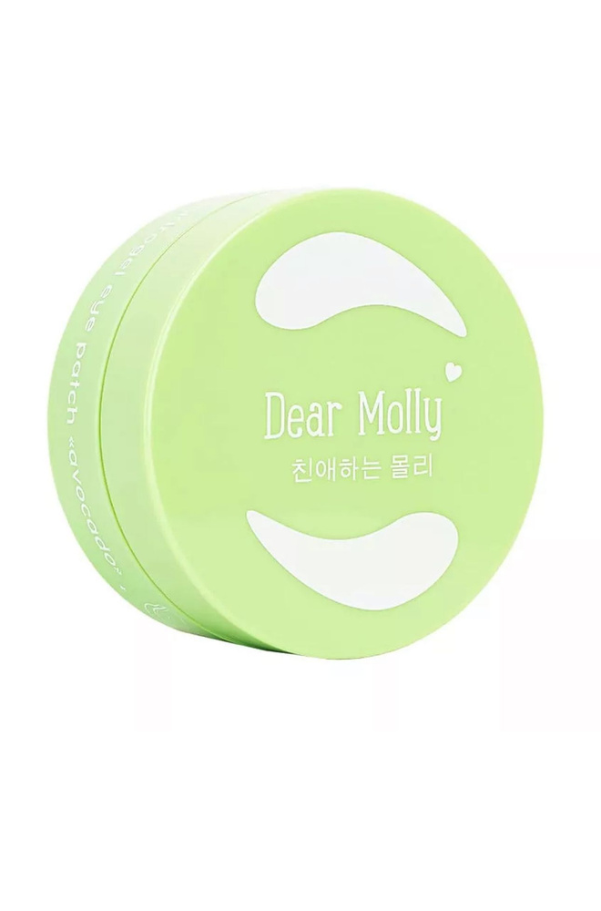 DEAR MOLLY Гидрогелевые патчи для области вокруг глаз "авокадо" Anti ...
