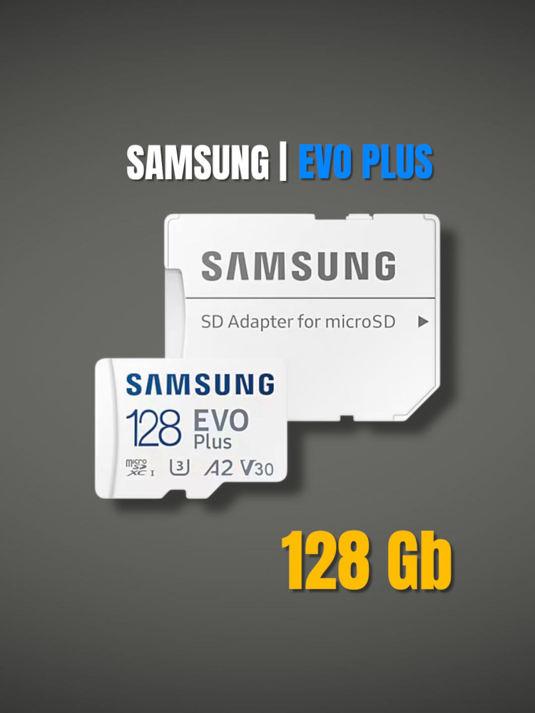 Карта памяти Micro SD 128Gb SAMSUNG EVO Plus (Карта памяти микро сд 128 Гб) купить на OZON по ...