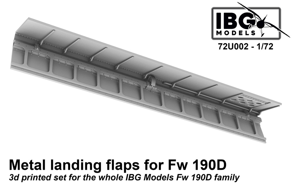 Дополнения из смолы 1/72 Metal Flaps for Focke-Wulf Fw-190D family (для ...