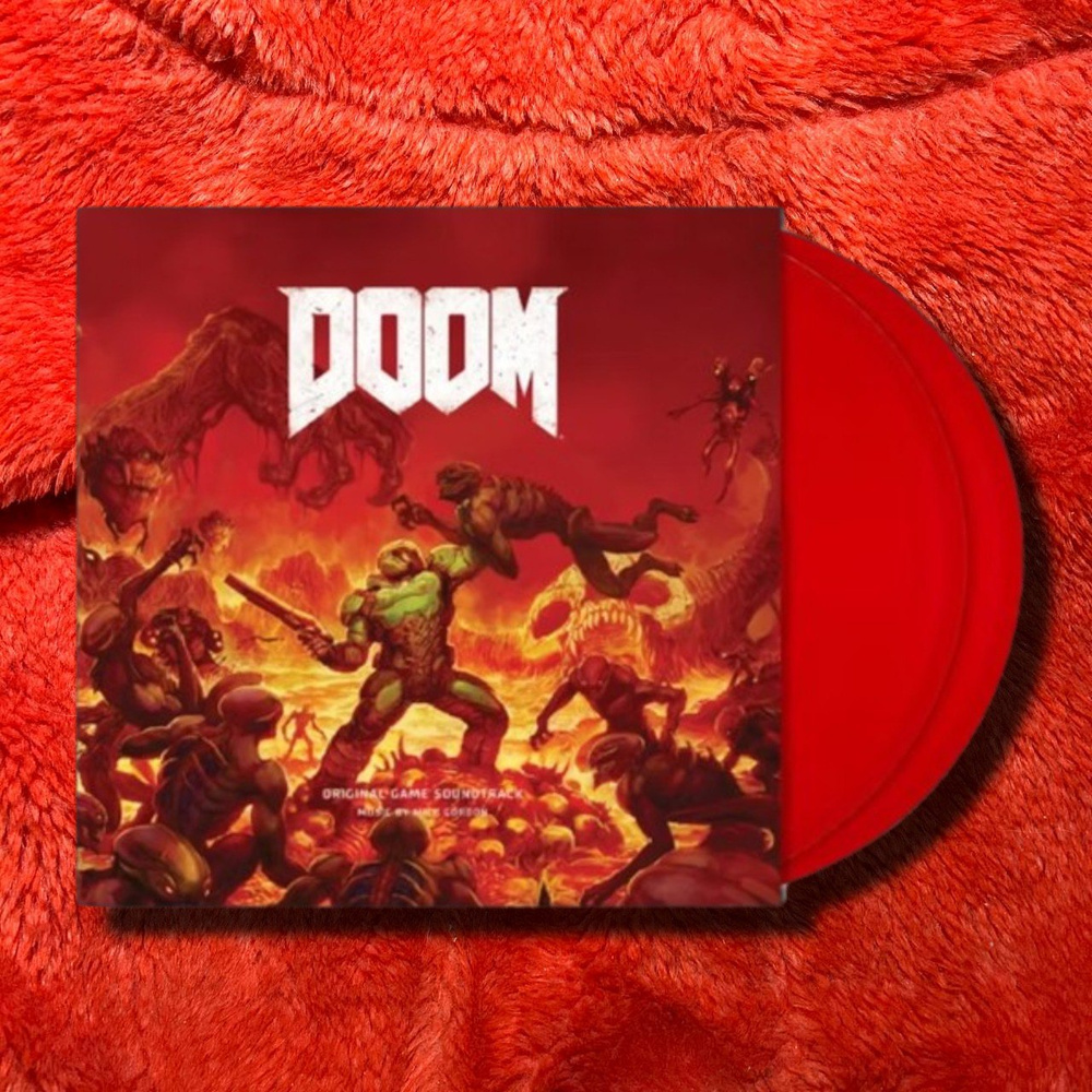 Цветной винил Mick Gordon - Doom OST, 2 LP (США, Limited Edition) Дум ...