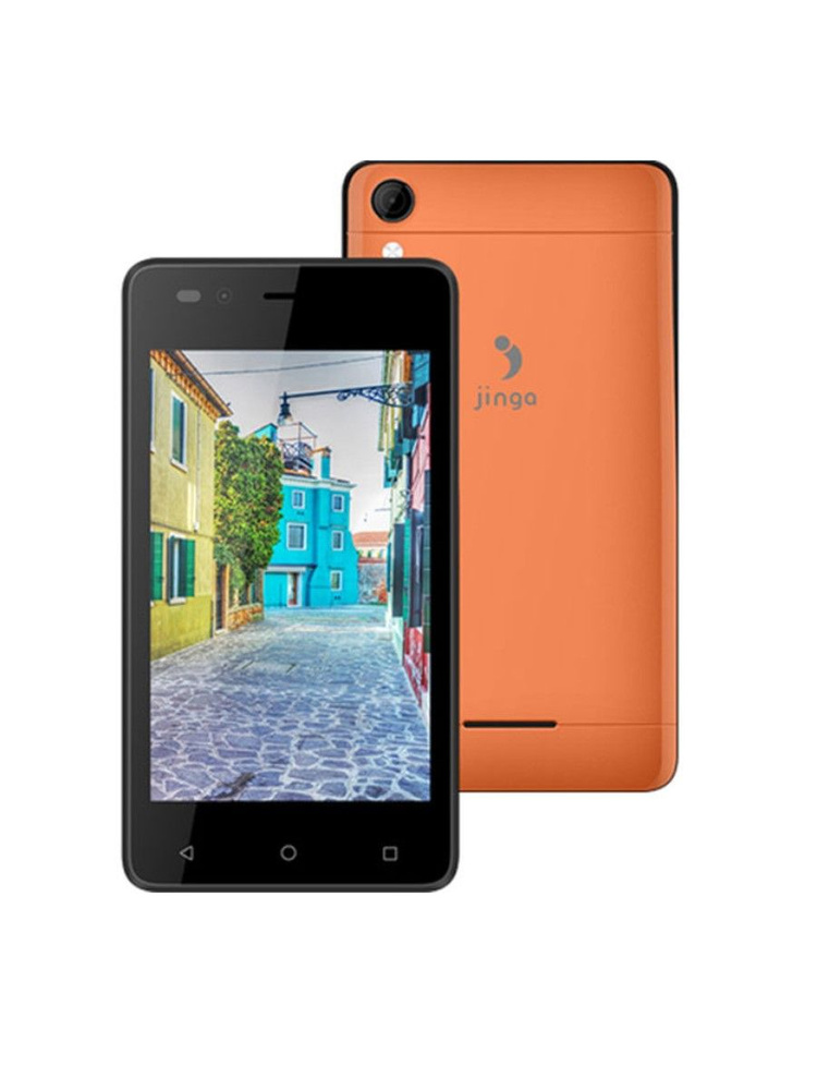 Смартфон Jinga A400 оранжевый купить на OZON по низкой цене (2099648406)
