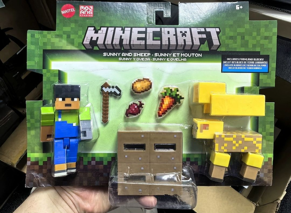 Minecraft - маленькие скульптуры, коллекционные подарки (Mattel) купить ...
