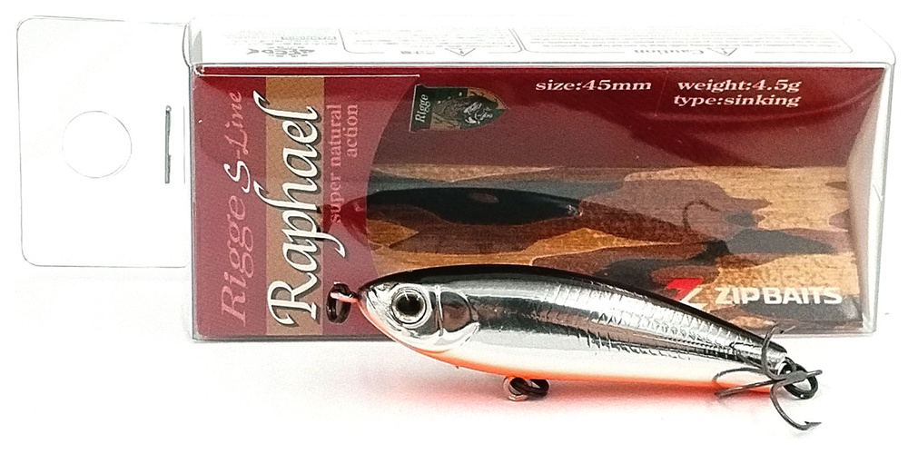 Воблер Стикбейт (StickBait) ZipBaits Rigge Raphael 45S купить c доставкой на OZON по низкой цене ...
