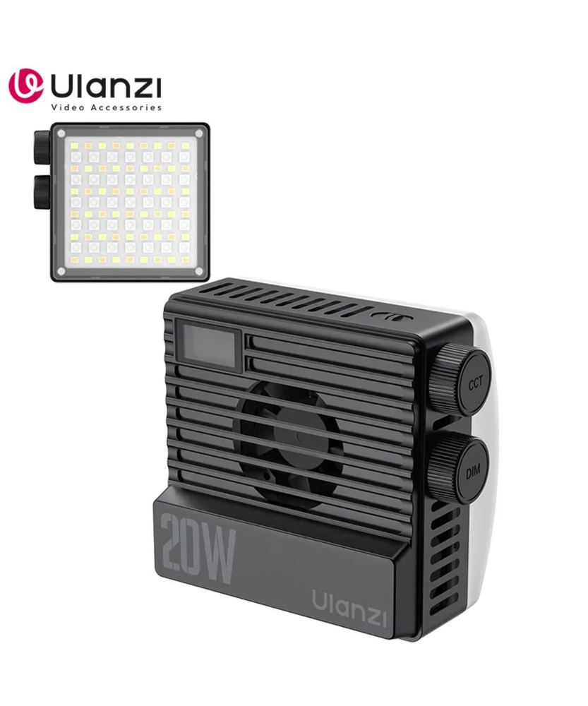 Ulanzi LE20 20W RGB Карманный Светильник CRI 95 + 2500K-9000K С Регулируемой Яркостью Для ...