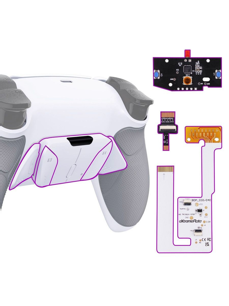 Комплект для перенастройки eXtreme Rate Gray с прорезиненной рукояткой ...