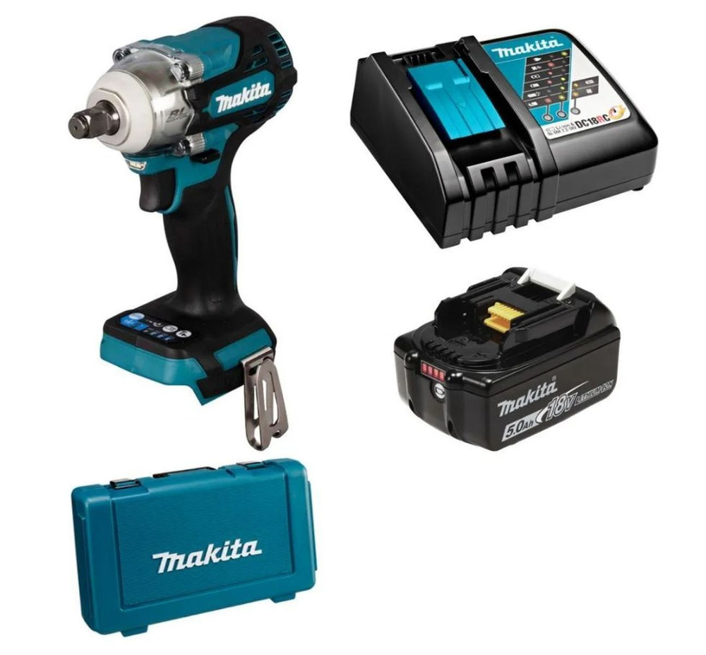 Ударный гайковерт Makita DTW300RT 18В LXT 330Нм. 4000 уд/мин. (1 АКБ ...