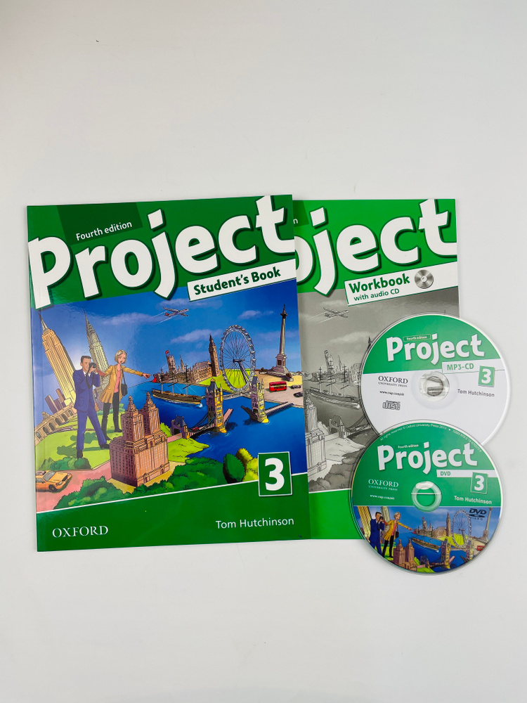 Project 3 (4th edition) Комплект Student's book + Workbook with Audio CD | Hutchinson Tom купить ...
