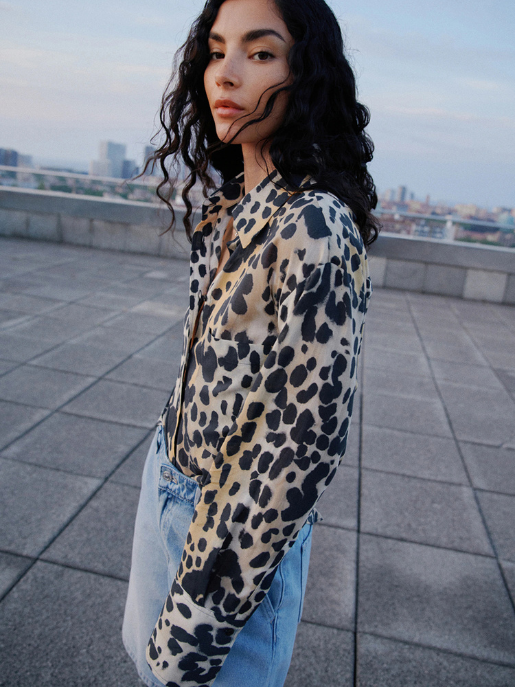 Рубашка Женский MANGO черный Хлопок, размер 48, 50 Марокко купить c доставкой на OZON по низкой ...