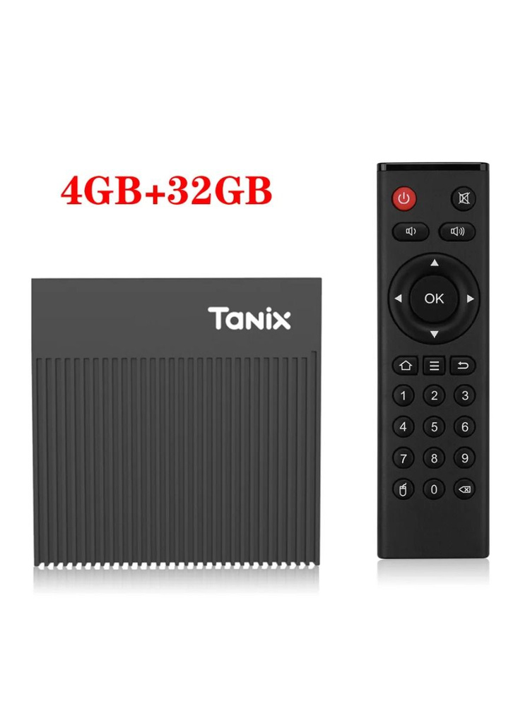 Медиаплеер Tanix X4 Amlogic S905X4 Android 11.0 4GB RAM 32GB ROM 2.4G ...