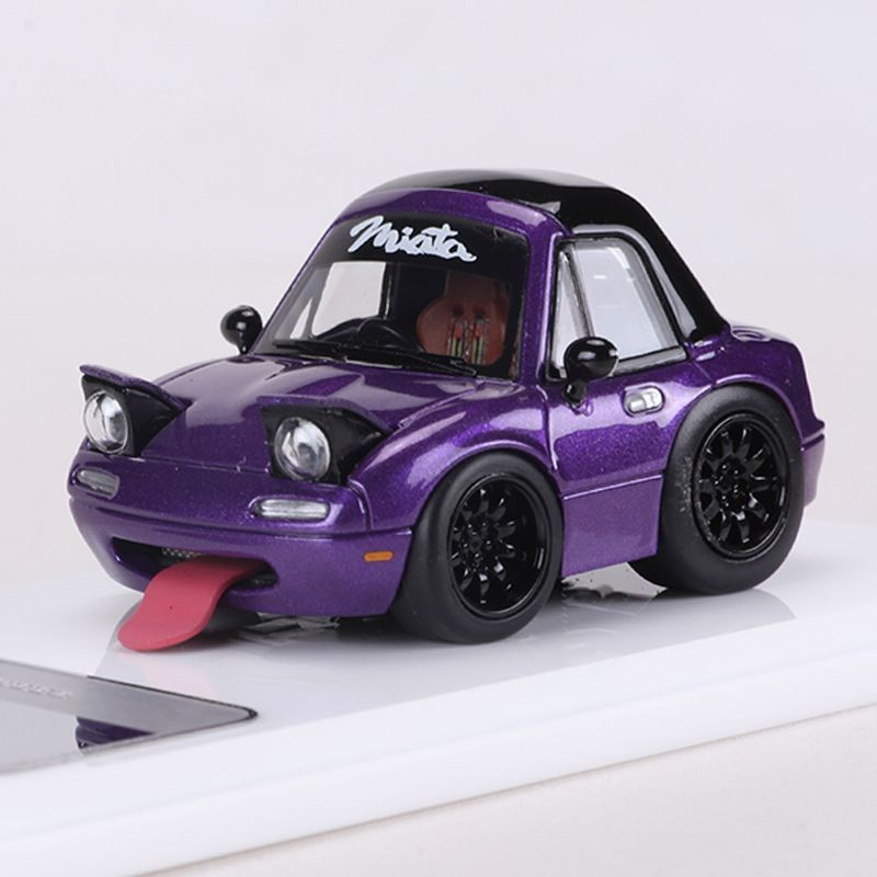 MJ 1:64 Коллекция симпатичных моделей автомобилей Mazda MX5 NA1 Miata ...