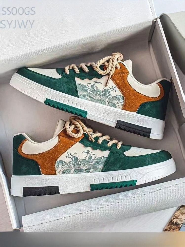 Кроссовки Мужской SYJWY Искусственная кожа Бег, размер 46 На любой сезон Шнурки Китай Шнуровка ...