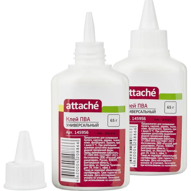 Клей ПВА 65г Attache купить на OZON по низкой цене (2582093584)