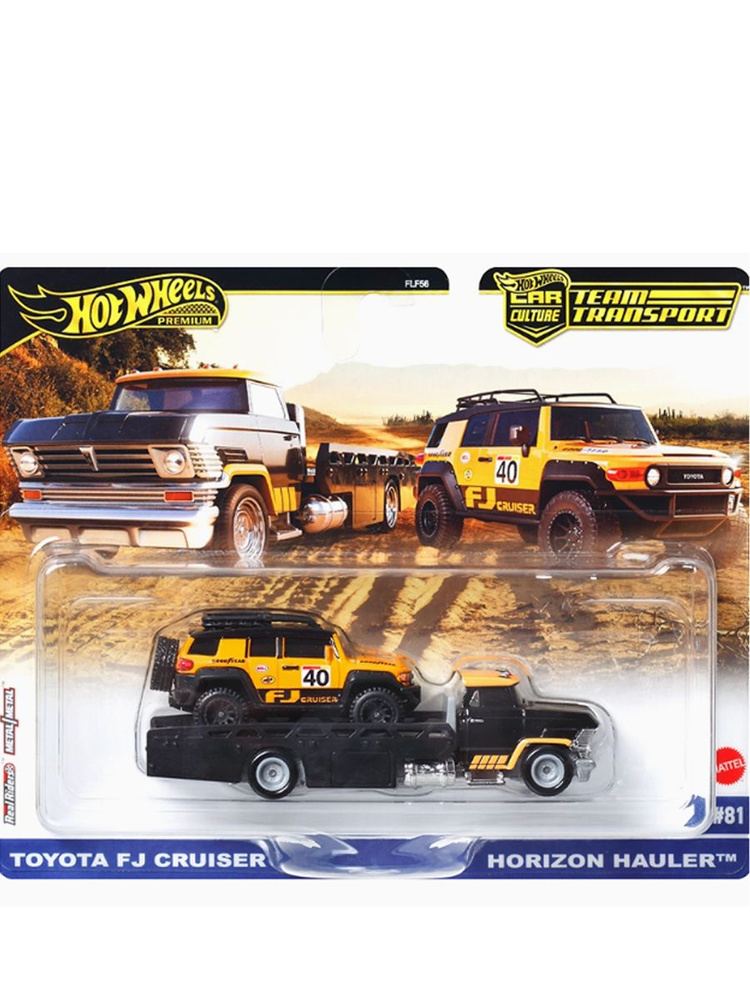 Mattel Hot Wheels Транспортер FLF56 Команда Toyota FJ Cruiser купить на ...
